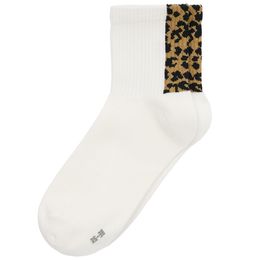 Gina Benotti 1 Paar Damen Tennissocken mit Leo-Motiv