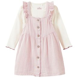 Topomini Baby Set mit Latzkleid und Rippshirt