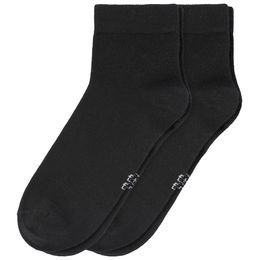 VanVaan 2 Paar Herren Sneaker-Socken unifarben