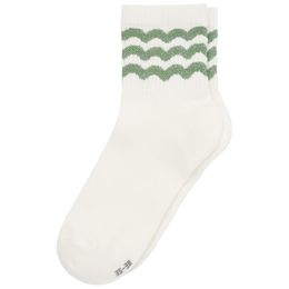 Gina Benotti 1 Paar Damen Tennissocken mit Glitzer-Details