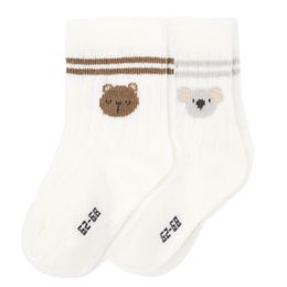 Topomini 2 Paar Newborn Socken mit Rippstruktur