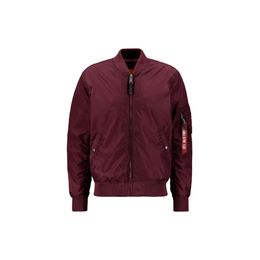 Alpha Industries Jacke 'MA-1 TT' Herren Gr&ouml;&szlig;e XL weinrot / oxid Sommerjacke