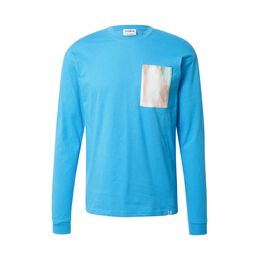 ABOUT YOU X Benny Cristo Shirt 'Luan' Damen Gr&ouml;&szlig;e XXL blau / mischfarben