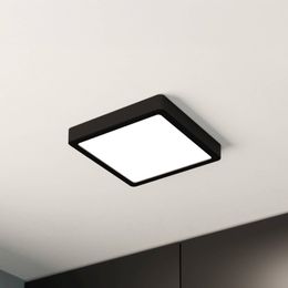 Eglo LED-Deckenlampe Fueva 5, IP20 schwarz 21x21cm