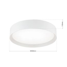 Orion LED-Deckenleuchte VARIO, &Oslash; 40 cm, wei&szlig;, Metall, CCT, dimmbar