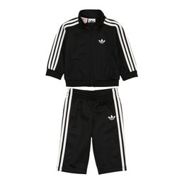 adidas originals Jogginganzug 'Firebird' Jungen Gr&ouml;&szlig;e 104 schwarz / wei&szlig;