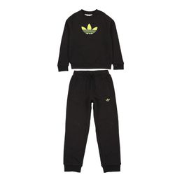 adidas originals Jogginganzug Jungen Gr&ouml;&szlig;e 122 neongelb / schwarz