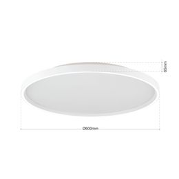 Orion LED-Deckenleuchte MASCA, wei&szlig;, &Oslash; 60 cm, CCT, Metall, dimmbar