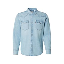 Levi's LEVI'S Button Up Shirt 'Barstow Western Standard Fit' male size XXL Light blue