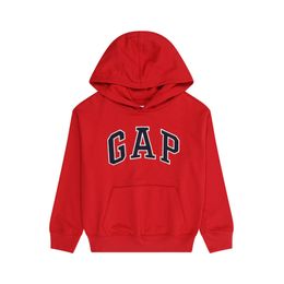 GAP Sweatshirt 'HERITAGE' Jungen Gr&ouml;&szlig;e 104/110 rot / schwarz / offwhite