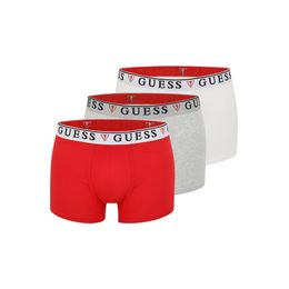 Guess Boxershorts 'Brian' Herren Gr&ouml;&szlig;e M graumeliert / rot / wei&szlig;