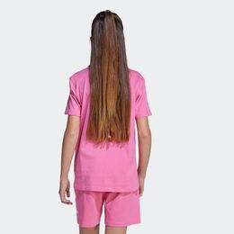 ADIDAS SPORTSWEAR Performance Shirt 'Essentials' boy size 140 Light pink / White