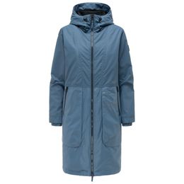Navahoo Between-Seasons Coat 'Edelumhang 14' female size M Sapphire