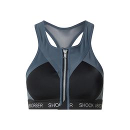 Shock Absorber Sporttop 'Infinity Power' Damen Gr&ouml;&szlig;e XS taubenblau / schwarz