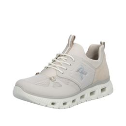 Rieker Sneaker Damen Gr&ouml;&szlig;e 41 creme / kitt / silbergrau