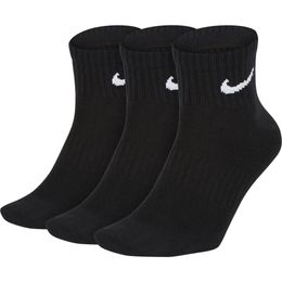Nike Sportsocken Damen Gr&ouml;&szlig;e 46/50 schwarz / wei&szlig;