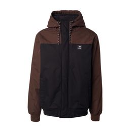 Iriedaily Jacke 'Iriesegler' Herren Gr&ouml;&szlig;e XL dunkelbraun / schwarz Sommerjacke