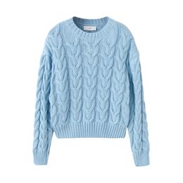 Mango Kids Pullover 'CARLI' M&auml;dchen Gr&ouml;&szlig;e 140 hellblau