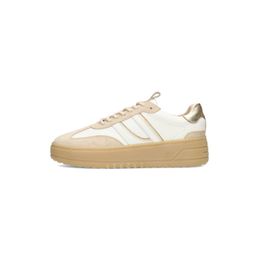 PS Poelman Sneaker 'ANEMONE' Damen Gr&ouml;&szlig;e 37 beige / gold / wei&szlig;