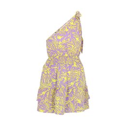Ebeeza Kleid 'Spring Summer' Damen Gr&ouml;&szlig;e 36 gelb / helllila