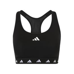 adidas Performance Sport-BH 'Powerreact Training Medium-support Techfit' Damen Gr&ouml;&szlig;e XL schwarz / wei&szlig;