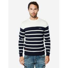 Koroshi Pullover Damen Gr&ouml;&szlig;e M marine / offwhite