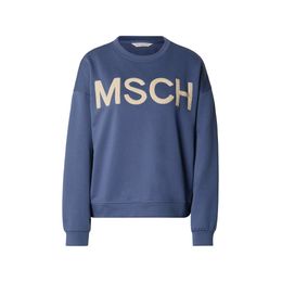 Msch Copenhagen Sweatshirt 'Mela Briena' Damen Gr&ouml;&szlig;e XS/S hellbeige / saphir