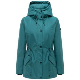 Marikoo Between-Seasons Parka 'Bonbonparty 16' female size XXL Dusty blue