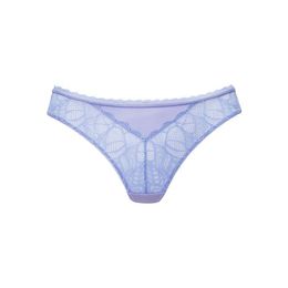 Lascana Stringpanty kornblumenblau Gr. 32/34 f&uuml;r Damen. Mit Spitze. Figurbetont