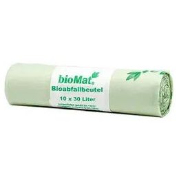 Papstar "bioMat" Kompostbeutel auf St&auml;rkebasis 30 l 60 cm x 53 cm ohne Tragegriff 500 St&uuml;ck