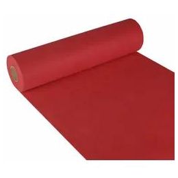 Papstar Starpak Tischl&auml;ufer, stoff&auml;hnlich, Vlies "soft selection" 24 m x 40 cm rot 4 St&uuml;ck