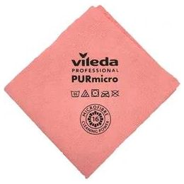 Vileda Microfasertuch PURmicro Active, 1 St&uuml;ck rot