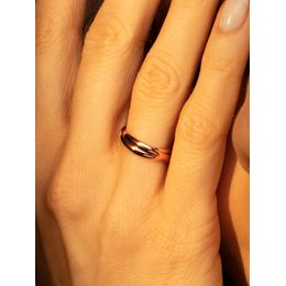 OR &Eacute;CLAT Ros&eacute;gold-Ring "Saturna" - 77% | Gr&ouml;&szlig;e 56 | Schmuck