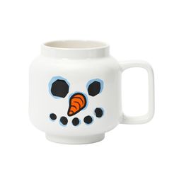 Lego Tasse "Snowman" in Wei&szlig;/ Schwarz - 530 ml - 21% | Gedeckter-tisch