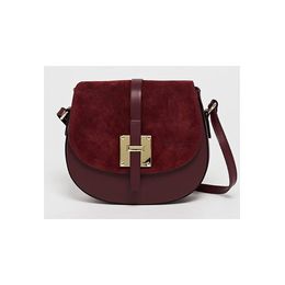 Victor & Hugo Paris Leder-Umh&auml;ngetasche in Bordeaux - (B)22 x (H)18 x (T)6 cm - 73% | Damen-taschen