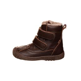bisgaard Leder-Boots "Magnus" in Braun - 50% | Gr&ouml;&szlig;e 30 | Baby-stiefel-boots