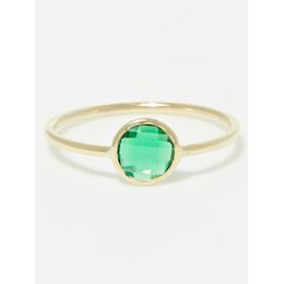 OR &Eacute;CLAT Gold-Ring "Scarlette" mit Edelstein - 77% | Gr&ouml;&szlig;e 58 | Schmuck