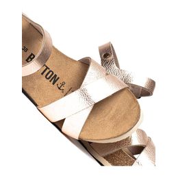 BAYTON Keilsandaletten "Gasteiz" in Ros&eacute;gold - 63% | Gr&ouml;&szlig;e 38 | Damen-sandalen
