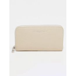 Victor & Hugo Paris Leder-Geldb&ouml;rse "Kaya" in Creme - (B)19,5 x (H)10,5 x (T)2 cm - 60% | Portemonnaies-etuis