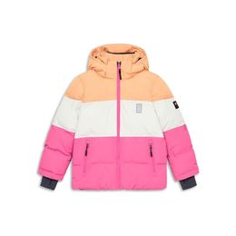 Lego Steppjacke "Jaz" in Orange/ Wei&szlig;/ Pink - 56% | Gr&ouml;&szlig;e 134 | Kinderjacken