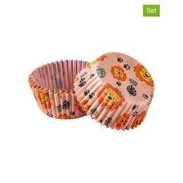 Zenker 2er-Set: Muffin-Papierf&ouml;rmchen ''L&ouml;we'' in Orange - 2x 50 St&uuml;ck - 16% | Kuechenhelfer