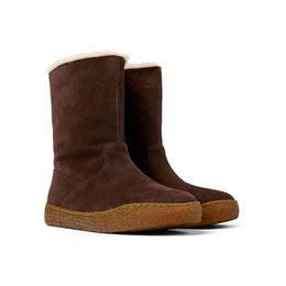 Camper Leder-Winterboots in Braun - 52% | Gr&ouml;&szlig;e 38 | Damen-stiefel