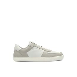 Groundies Leder-Sneakers "Hamptons 2.0" in Grau/ Wei&szlig; - 44% | Gr&ouml;&szlig;e 42 | Herrensneakers
