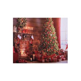 Clayre & Eef Clayre & Eef Wandteppich "Weihnachtsbaum" in Bunt - (L)180 x (B)210 cm - 61% | Wanddekoration