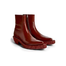Camper Leder-Boots in Rot - 69% | Gr&ouml;&szlig;e 40 | Damen-stiefel