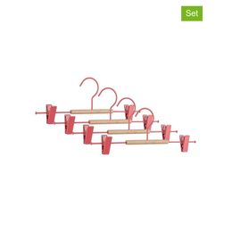 Bizzotto 4er-Set: Kleiderb&uuml;gel in Pink/ Beige - (B)35 x (H)12 cm - 19% | Garderoben