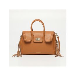 Victor & Hugo Paris Leder-Henkeltasche "Bagatelle" in Camel - (B)31 x (H)23 x (T)9 cm - 71% | Damen-taschen