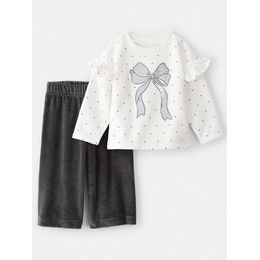 Carter's carter's 2tlg. Outfit in Creme/ Anthrazit - 48% | Gr&ouml;&szlig;e 86/92 | Baby-langarmshirts