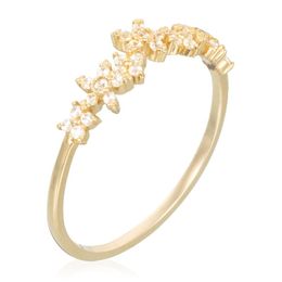 OR &Eacute;CLAT Gold-Ring "Cocktail" mit Edelsteinen - 78% | Gr&ouml;&szlig;e 58 | Schmuck