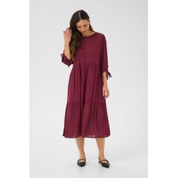 Cream Kleid in Bordeaux - 55% | Gr&ouml;&szlig;e 46 | Damen-kleider